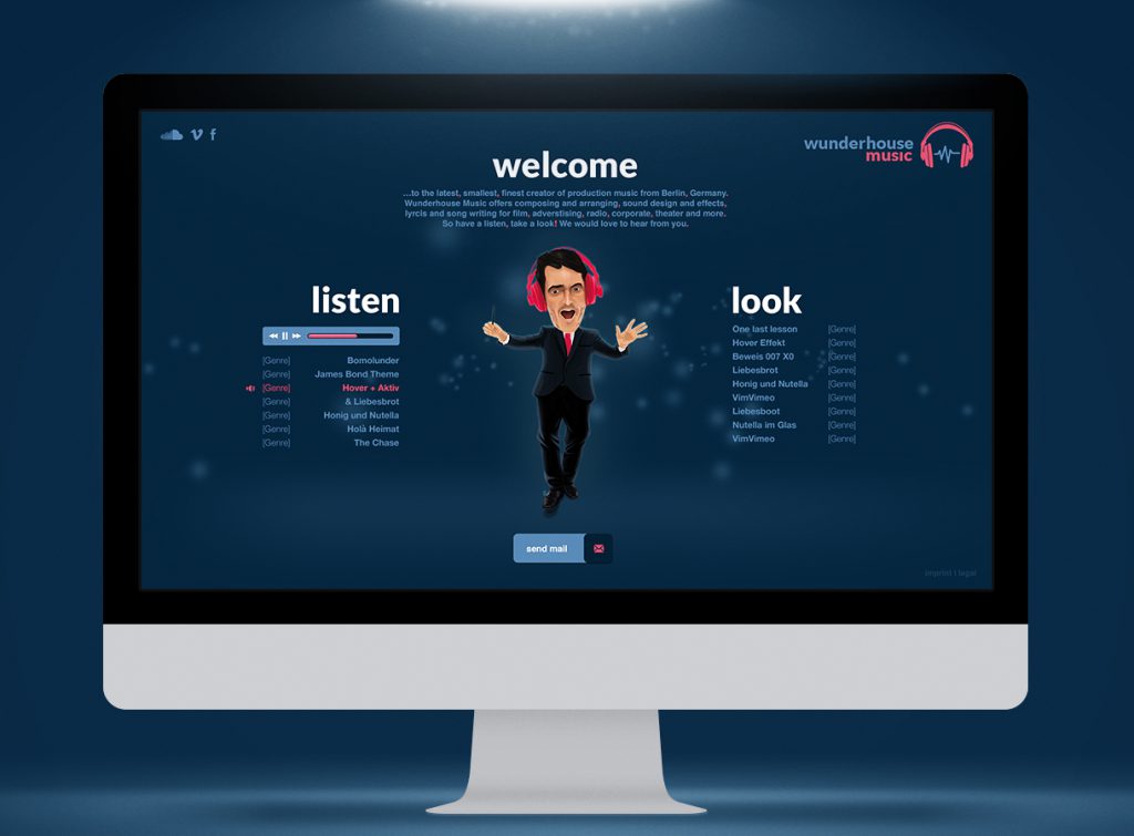 Wunderhouse Music – Damian Sturm – Art Direction & Design